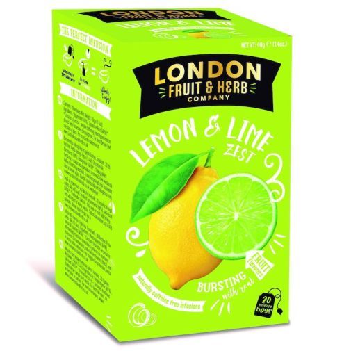 London Fruit & Herb Lemon & Lime Tea 20 poser - Helseogkost.no